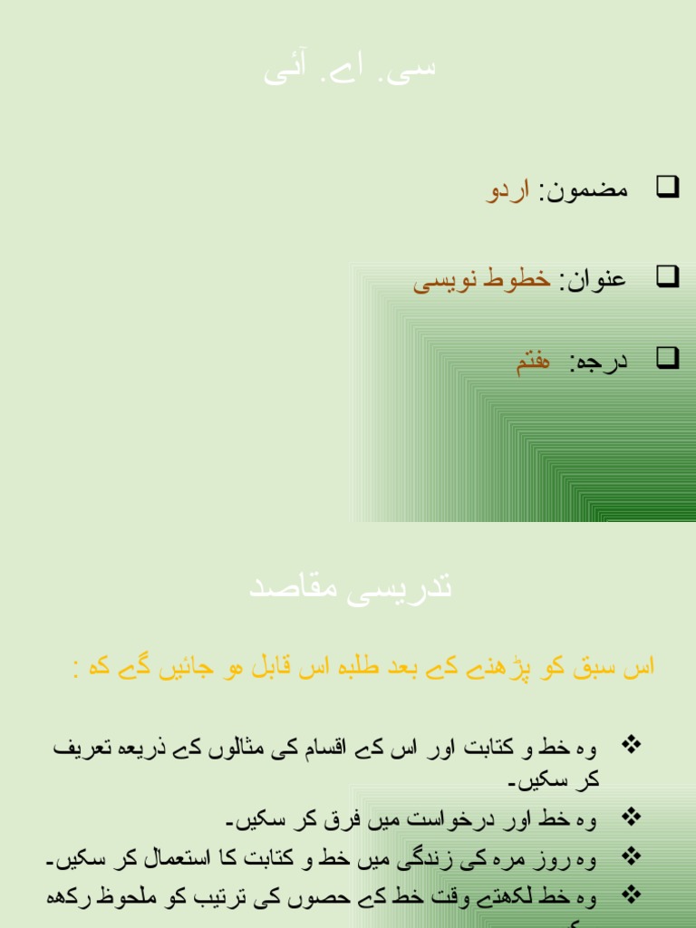Letter Writing in URDU | PDF