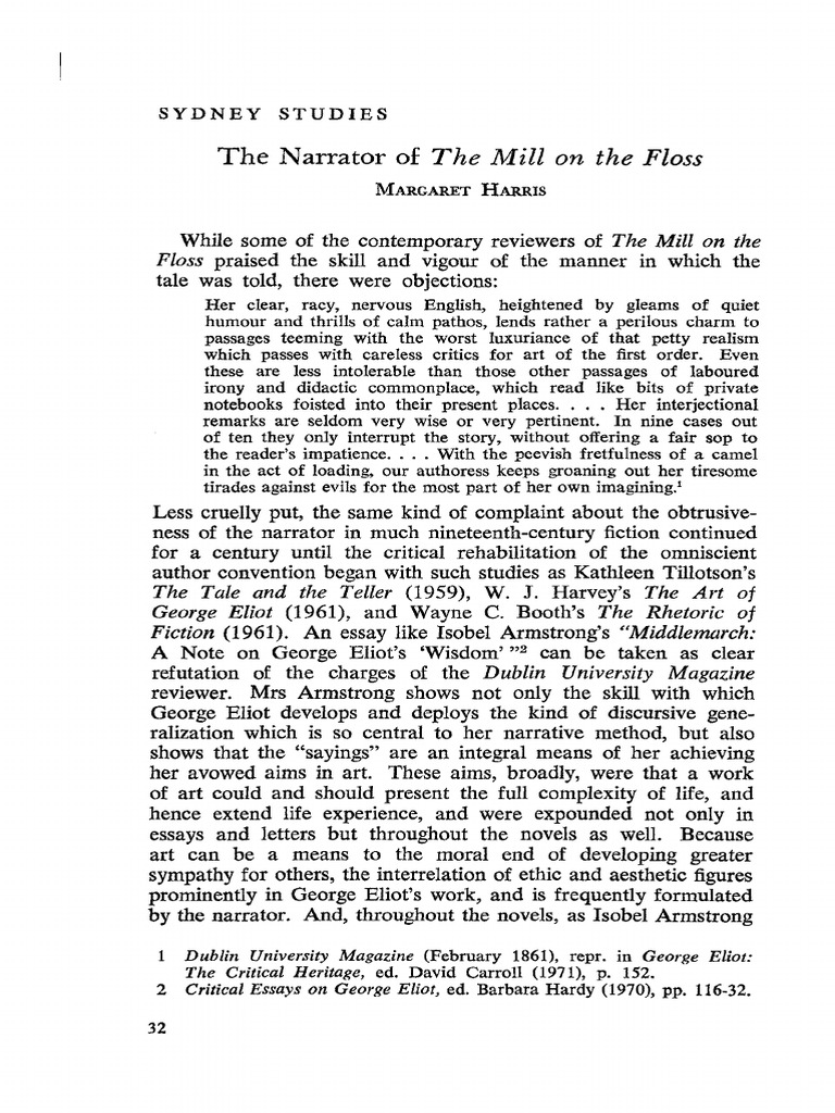 Mill On The Floss - Different Perspective | PDF | George Eliot | The ...
