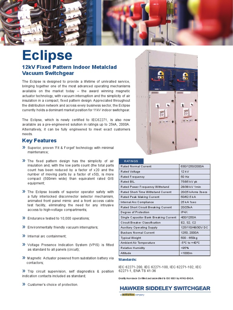 1.eclipse Datasheet Issue 4-20-51b73d7fe49f9 | PDF | Electromagnetism | Electric Power