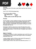 Scopa Rules | PDF | Card Games | Trick Taking Card Games