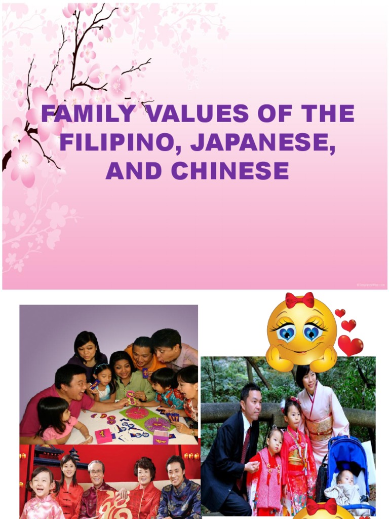 Family Values: Filipino, Japanese, Chinese | PDF | Family | Philippines