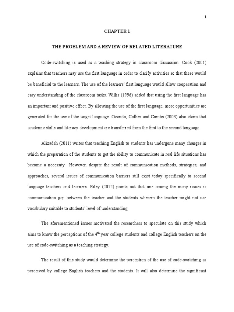 Code Switching | PDF | Multilingualism | Second Language