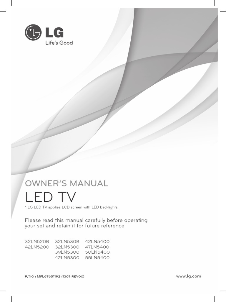 Manual TV LG | Hdmi | Video