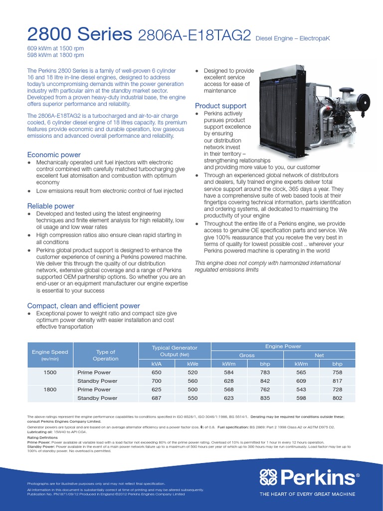 2806a-E18tag2 Electropak Pn1871 | PDF | Diesel Engine | Engines