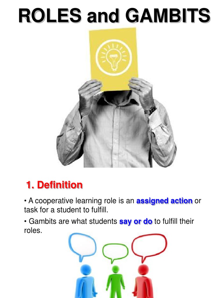 Roles in Cooperative Learning | PDF
