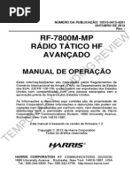 Montagem e Operação do Harris Falcon 2 | PDF | Antena (rádio) | Rádio