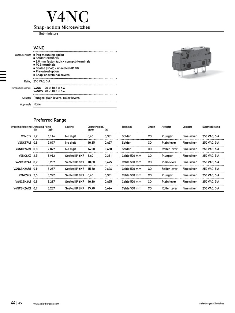 V4NCT7 Ar1 | PDF | Printed Circuit Board | Switch