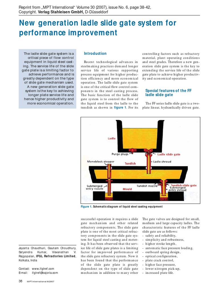 Slide Gate | PDF | Structural Steel | Casting (Metalworking)