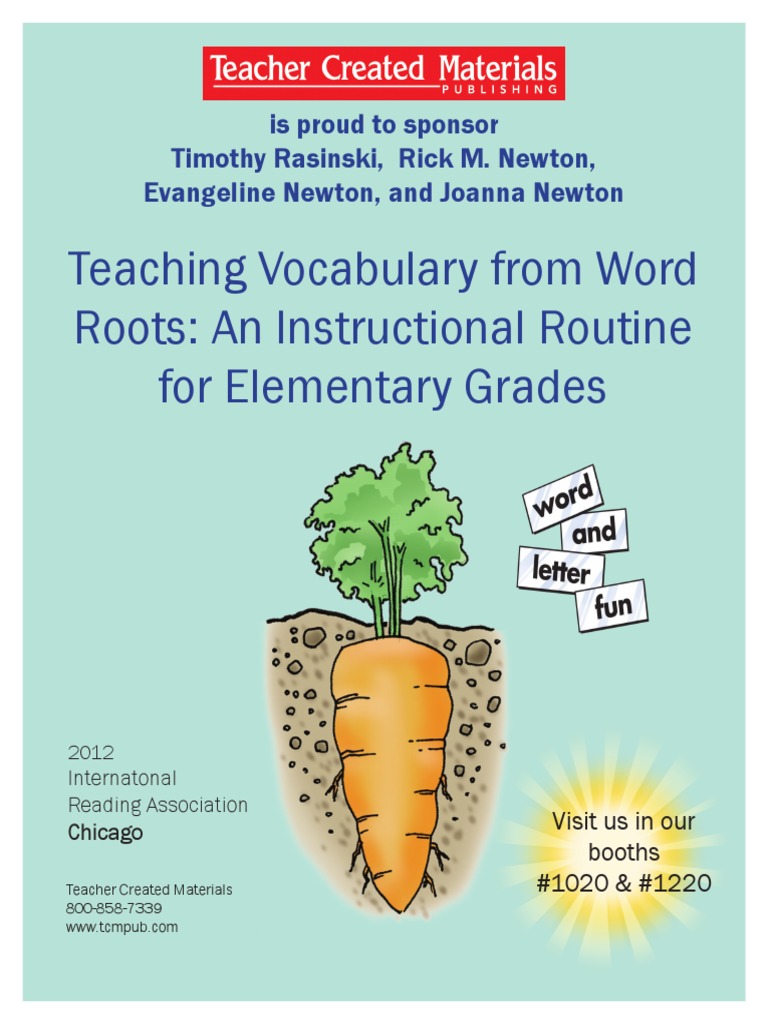 Teaching Vocabulary From Word Roots_An Instructional Routine for ...