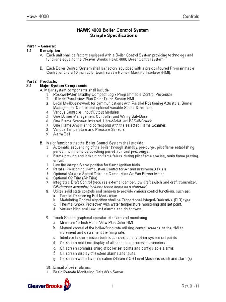 Hawk 4000 Controls: HAWK 4000 Boiler Control System Sample ...