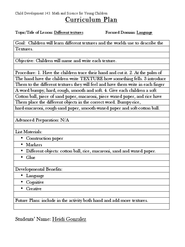 Primary Activities | PDF | Child Development | Relationships