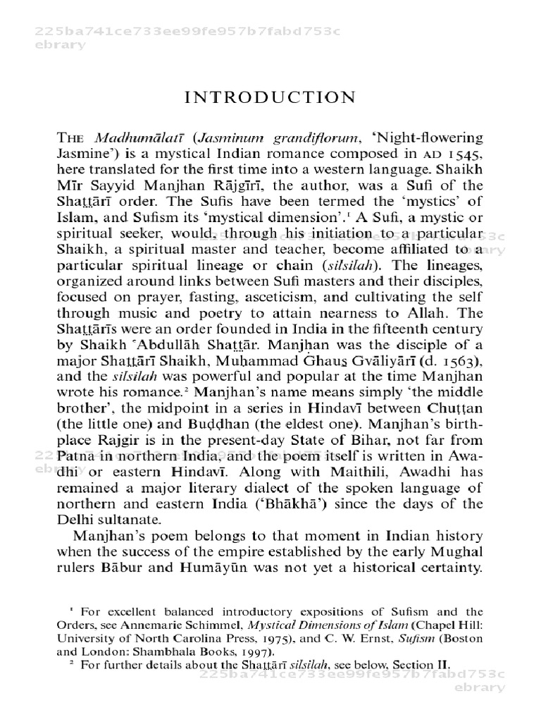 Madhumalati - An Introduction | PDF | Fair Use | All Rights Reserved