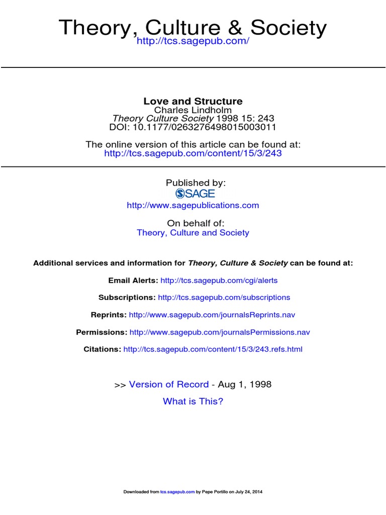 11 Love and Structure | PDF
