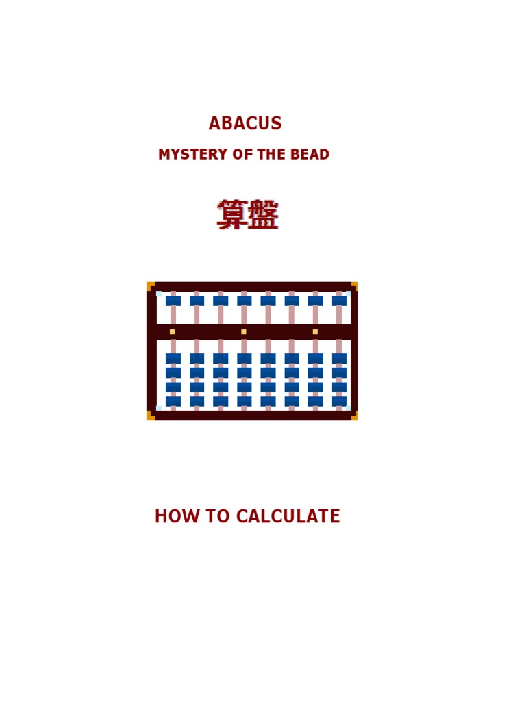Abacus - How To Calculate | PDF | Division (Mathematics) | Multiplication
