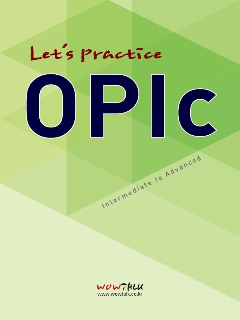 Lets Practice OPIc