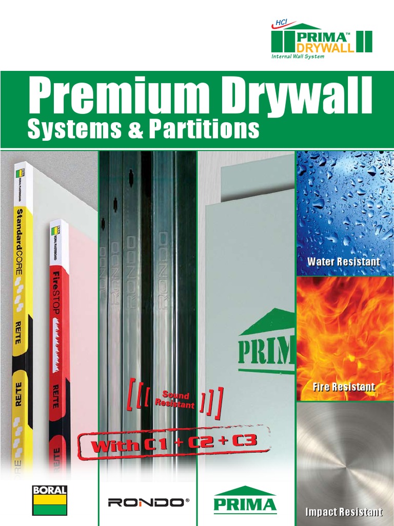 Builders' Guide to PRIMA Drywall | PDF