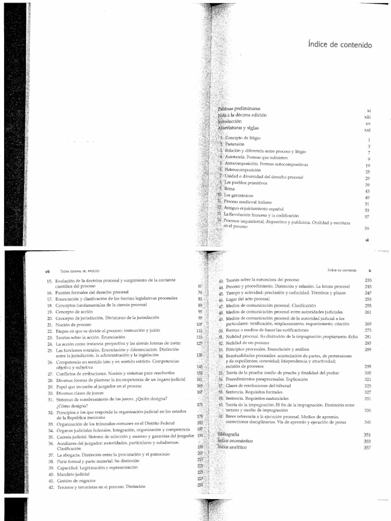 Teoria General Del Proceso (Cipriano Gómez Lara) | PDF