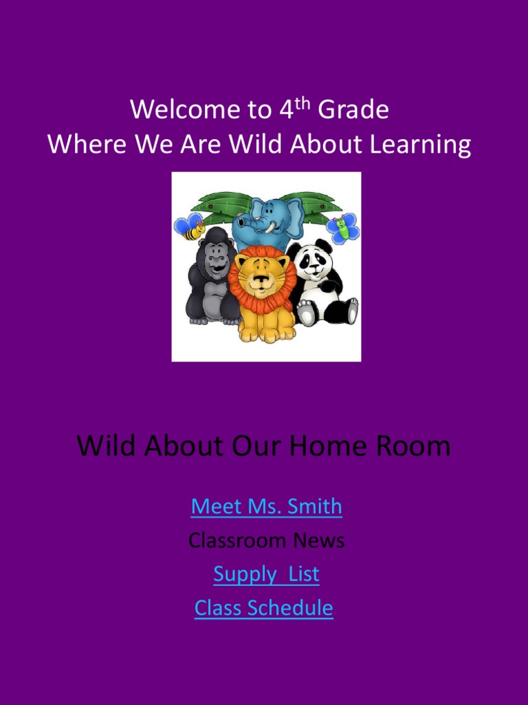 4th Grade Learning Overview and Schedule | PDF
