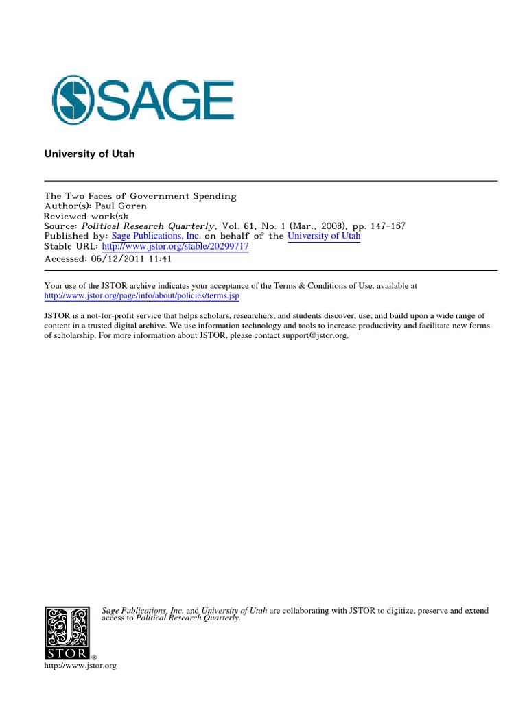 The Two Faces of Government | PDF | Akaike Information Criterion ...