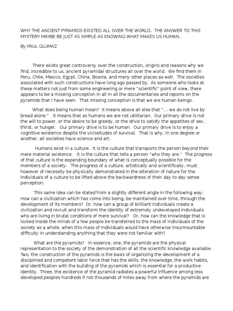 Why The Ancient Pyramids Existed All Over The World | PDF ...