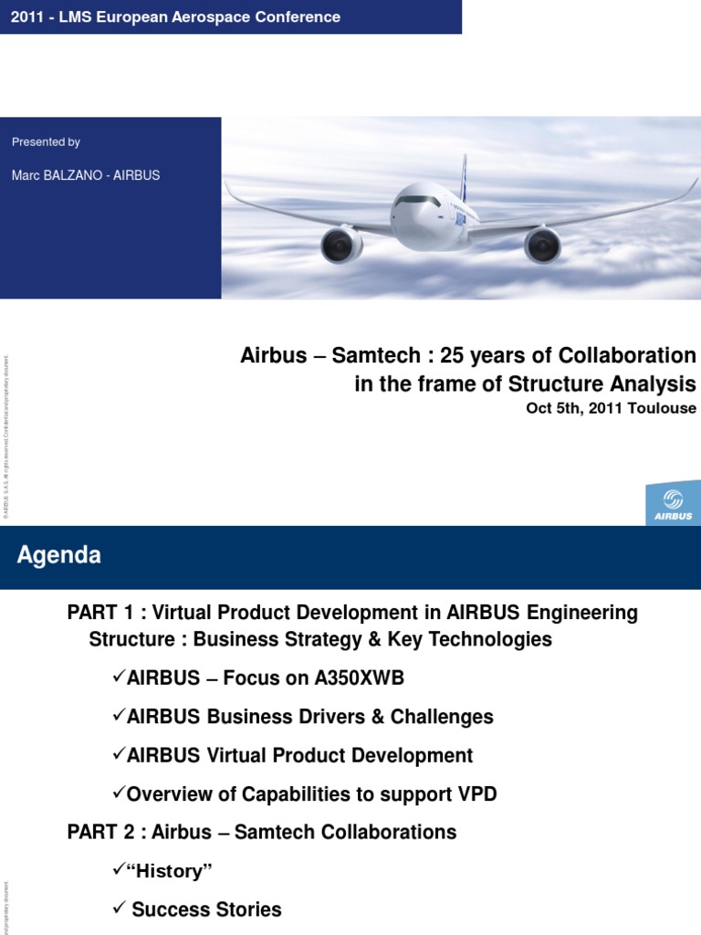 LMS European Aerospace Conference - AIRBUS | PDF | Aviation | Airbus