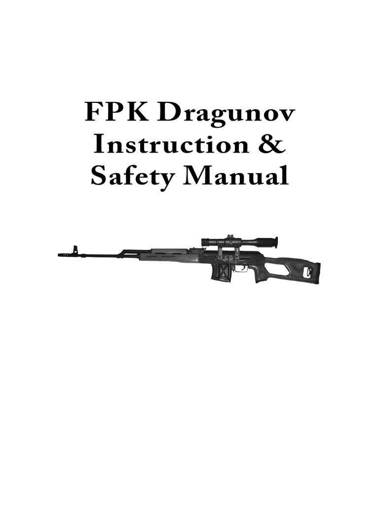 FPK User Manual 02 | PDF | Firearms | Projectile Weapons