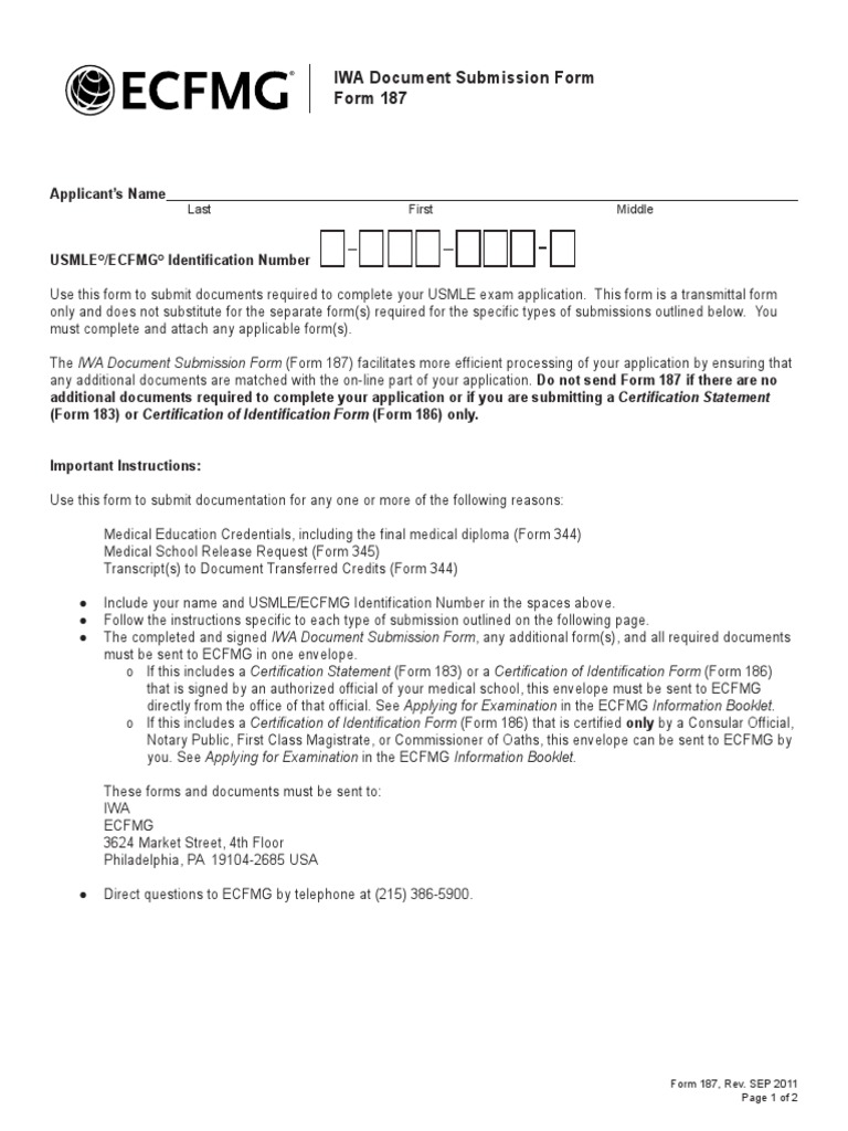 Form 187 | PDF | Notary Public | Government