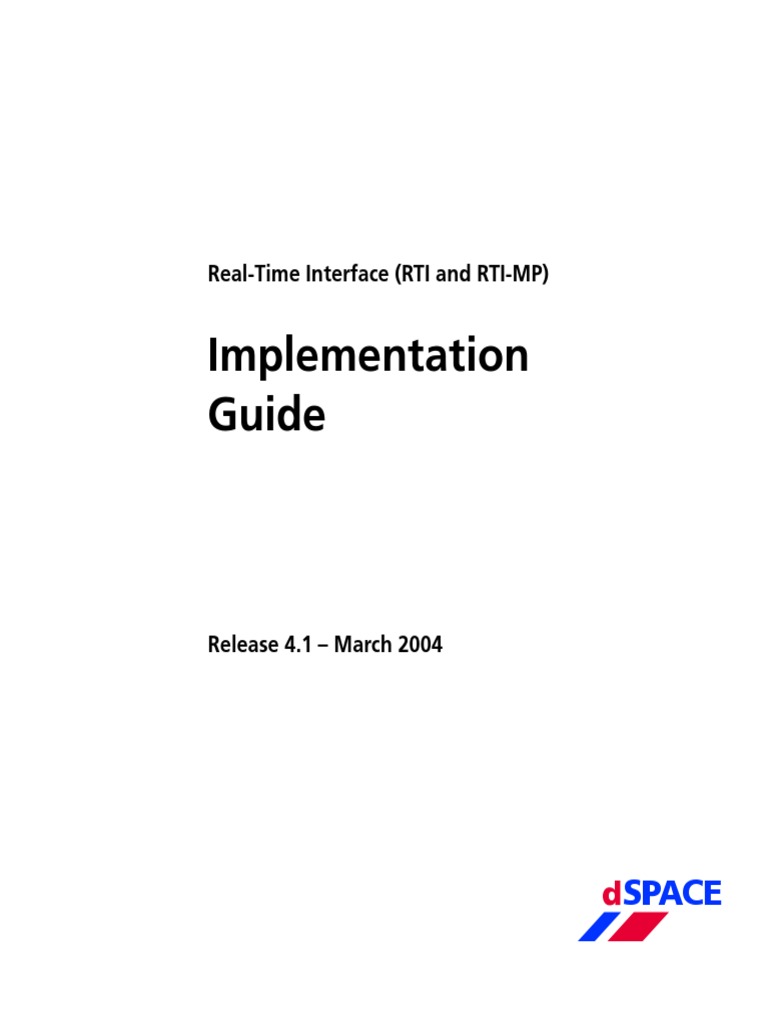 Dspace 2 | PDF | Simulation | Real Time Computing