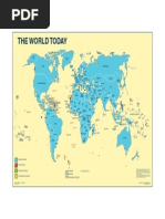 1945 World Political Map Overview | PDF | Island | British Empire