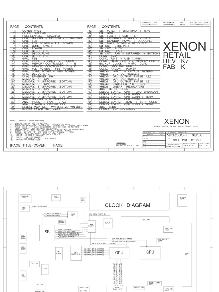 Xbox 360 Slim Schematic Diagram | PDF | Manufactured Goods | Computer ...