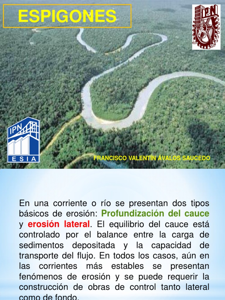 Espigones para Obras Fluviales | PDF | Ciencias sociales