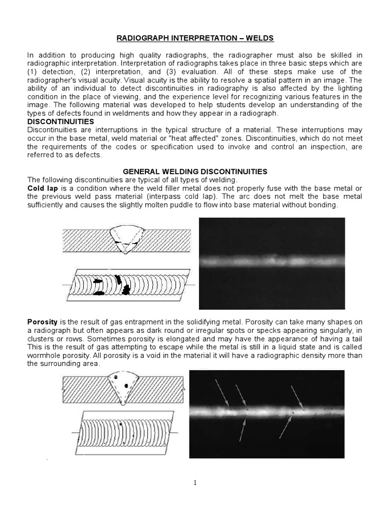 Radiograph Interpretation - Welds | PDF | Welding | Construction