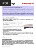 Intro To Lockpicking and Key Bumping WW | PDF | Lock (Security Device) | Security Engineering