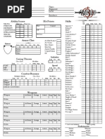 Pathfinder Spell Sheet | PDF | Computers