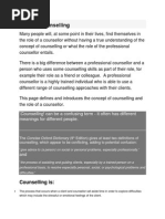 The CPCAB Model of Helping Work and Counselling Practice. | PDF ...