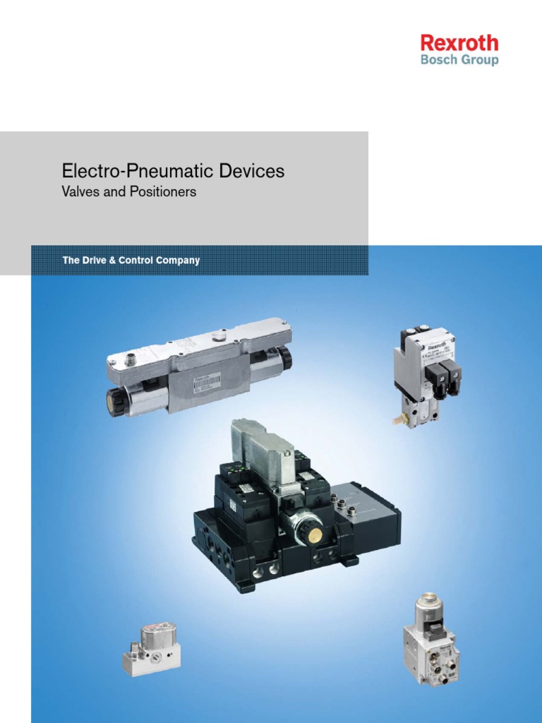 SC-600 - Electro-Pneumatic - Devices - Pressure Control Valves REXROTH ...