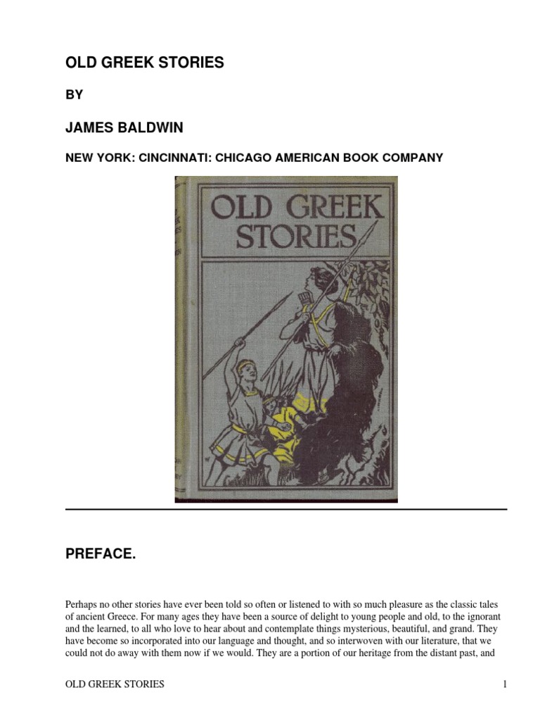 Old Greek Stories by Baldwin, James, 1841-1925 | PDF | Weaving | Prometheus