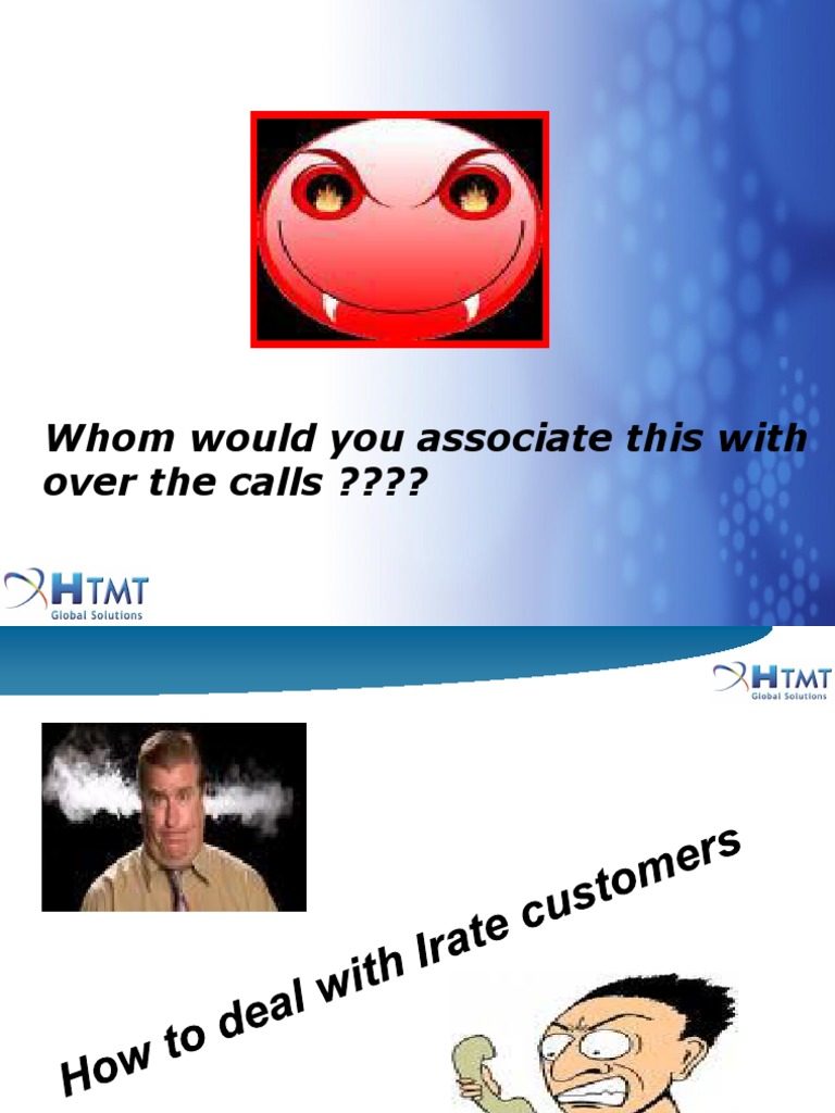 How To Handle Irate Customers. | PDF | Psychology | Behavioural Sciences
