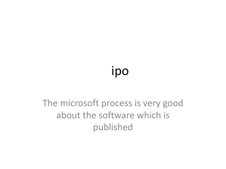 Hello Microsoft Ipo | PDF | Games & Activities | Computers