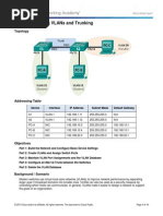 Configure DTP and VLANs in Packet Tracer | PDF | Network Protocols | Telecommunications