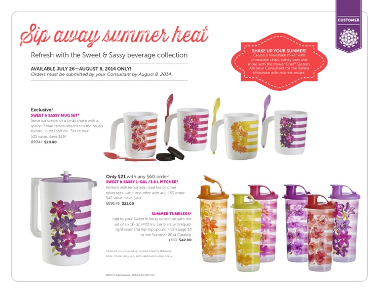 Wk31 32 Consumer Tumblers CA | PDF | Cooking, Food & Wine | Home & Garden