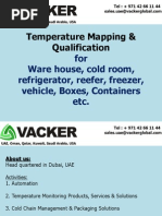 Temperature Mapping Guidelines for Pharma | PDF | Refrigeration | Warehouse