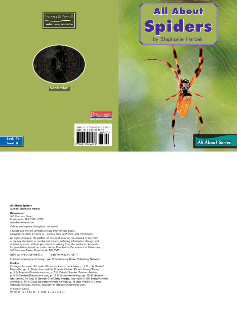 All About Spiders | PDF | Spider | Spider Web