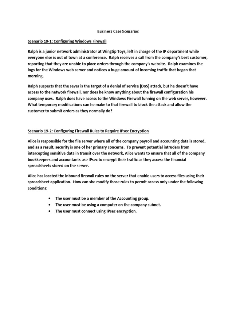Chapter 19 Assignment (WNM) | PDF | Business | Computers