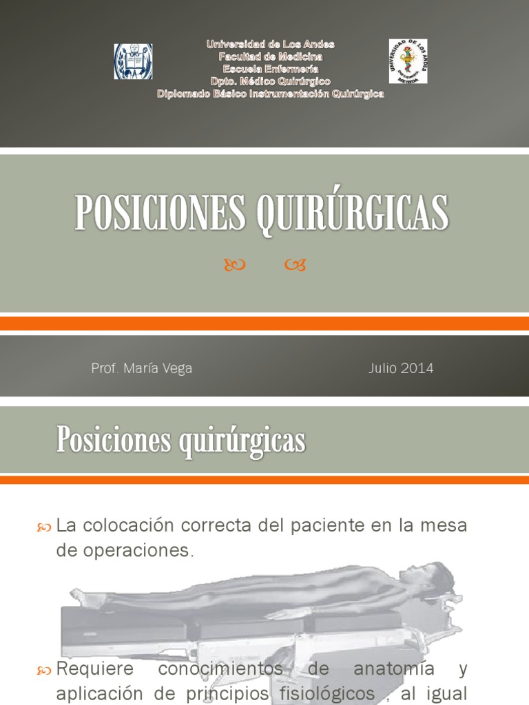 Posiciones Quirúrgicas | PDF | Abdomen | Rodilla
