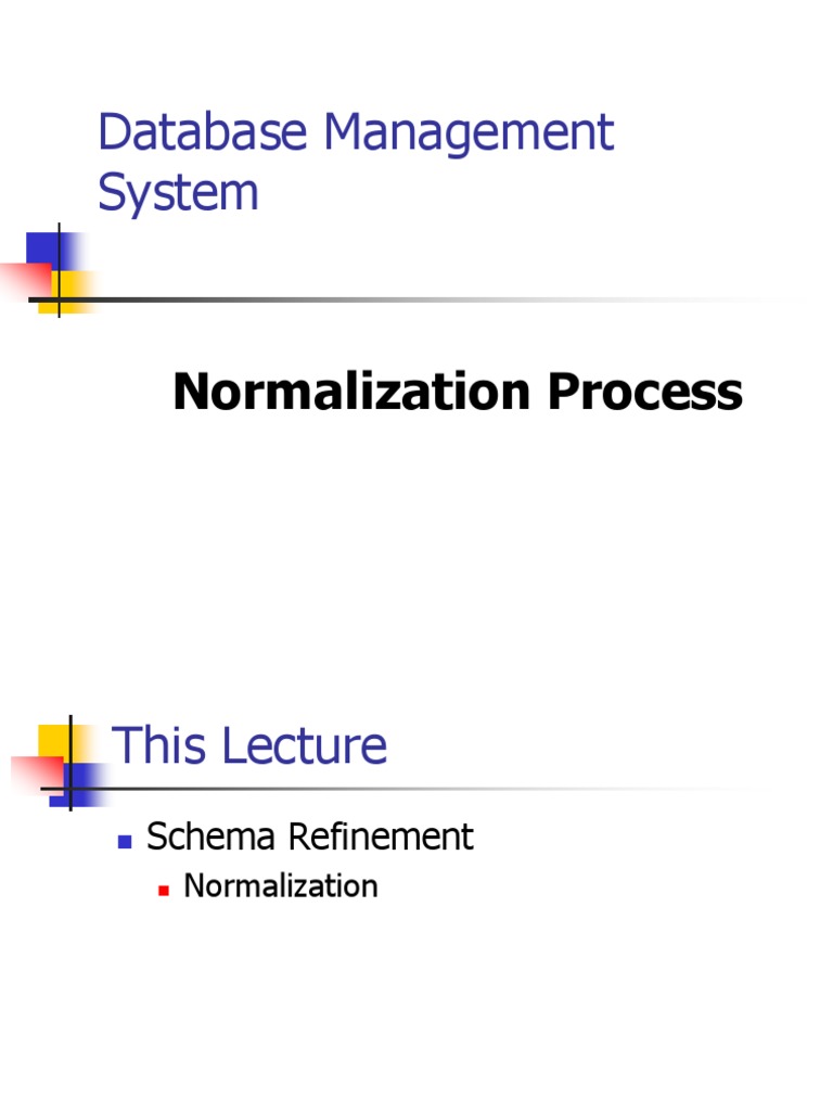 Normalization | PDF | Databases | Data Model