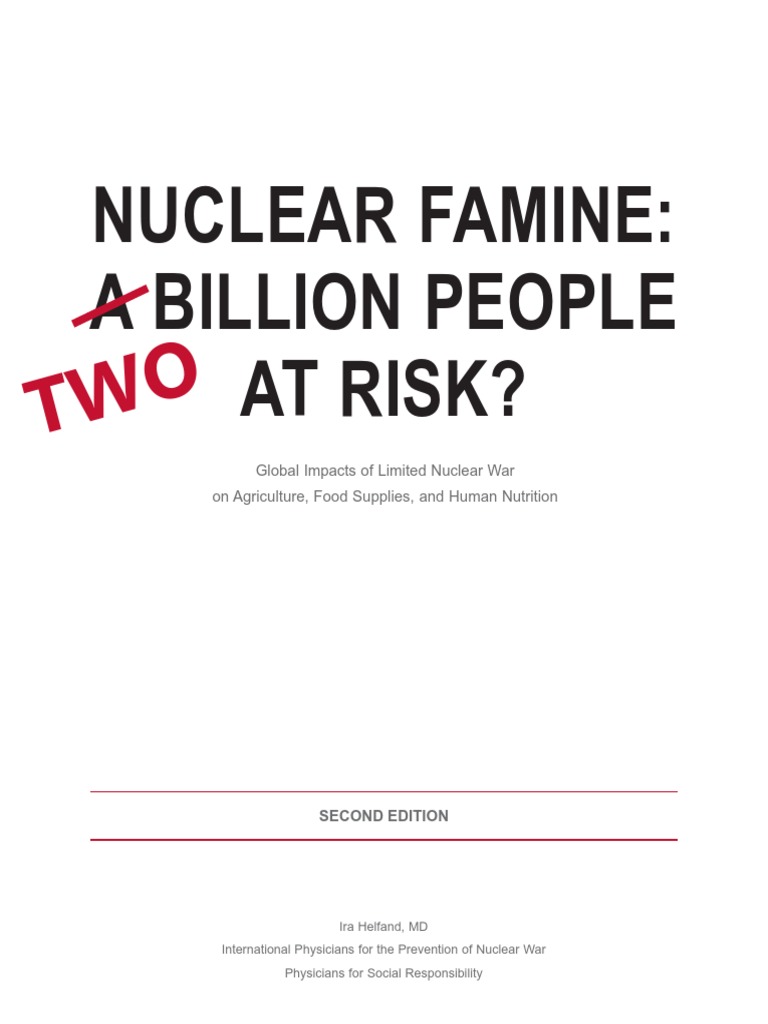 Nuclear Famine Two Billion at Risk 2013 | PDF | Food Security | Famine