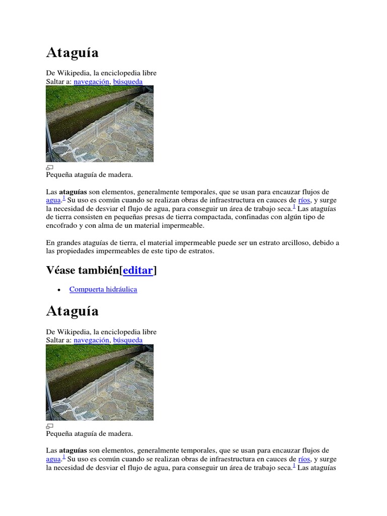 Ataguía | PDF | Arquitectura naval | Control de inundaciones