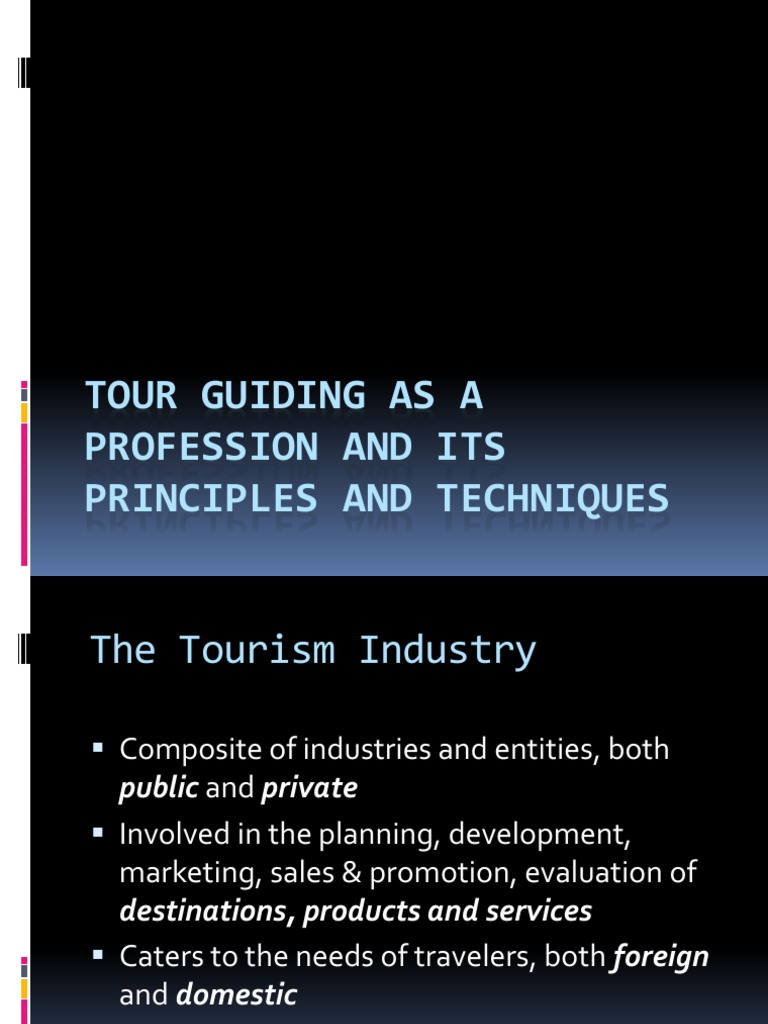Tour Guiding | PDF | Travel Agency | Tourism