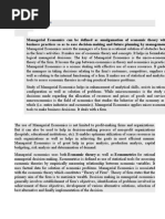 UNIT-1 - Managerial Economics (MBA-1st Year) | PDF | Economics | Microeconomics